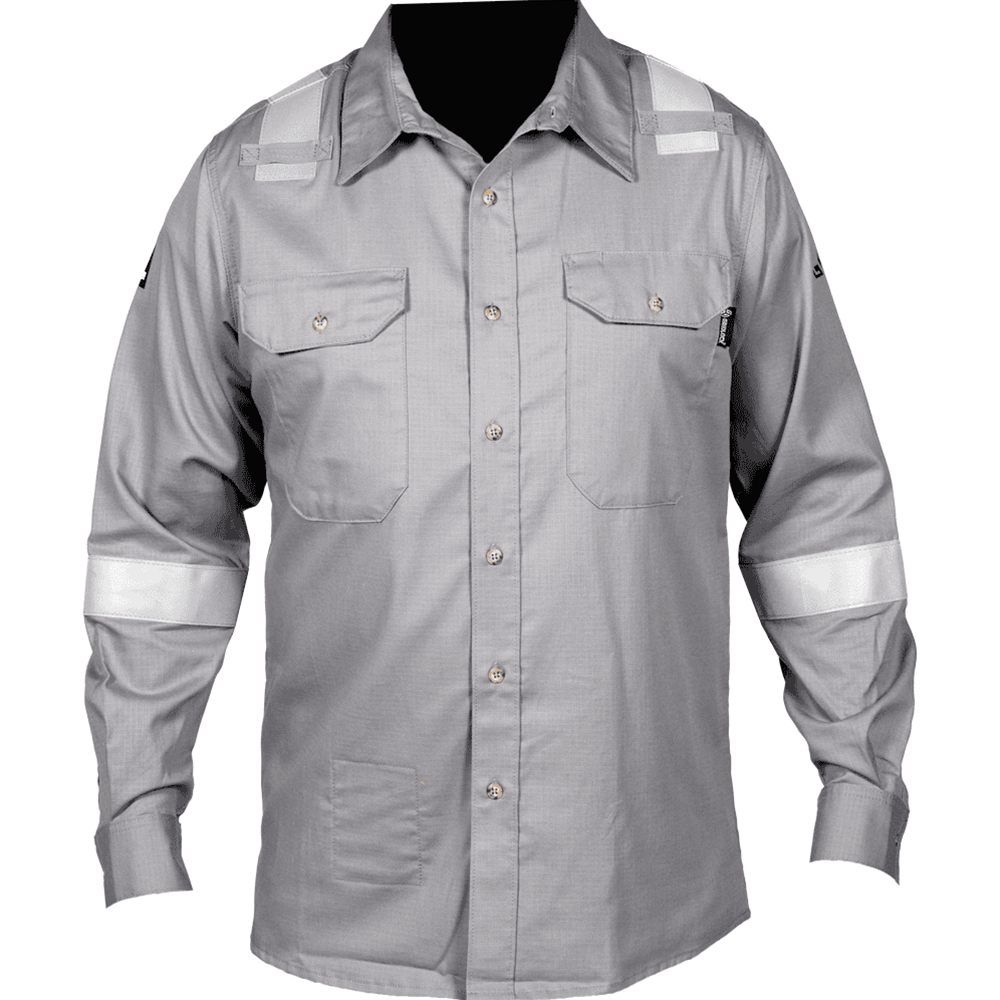 CrudeLife - CrudeFR Lightweight Work Shirts w/ Reflective